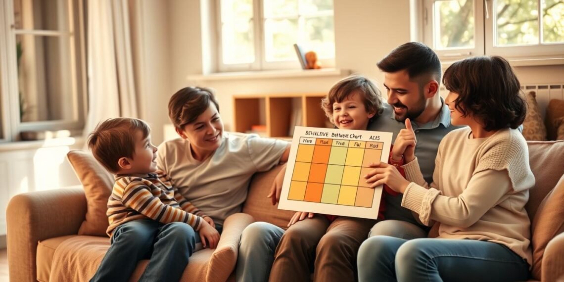 Positive Discipline at Home: Behavior Chart + Praise Scripts