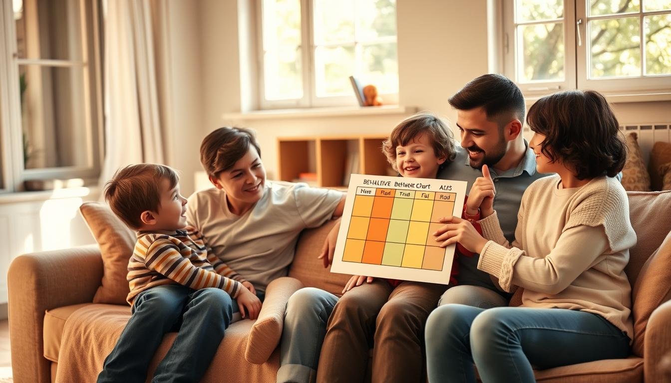 Positive Discipline at Home: Behavior Chart + Praise Scripts